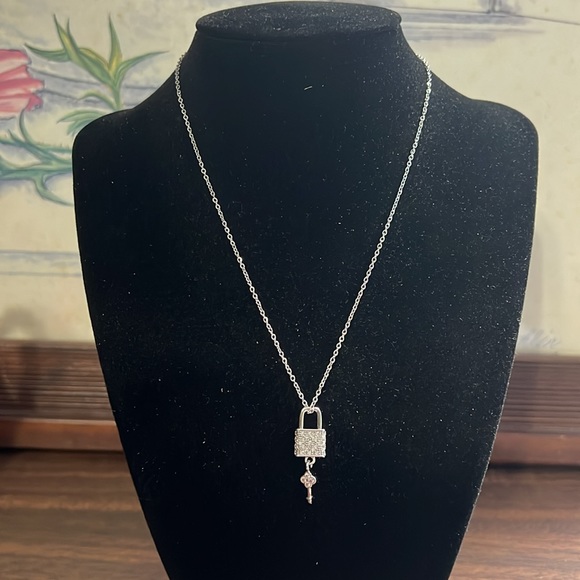 Jewelry | Stainless Steel Lock And Key Necklace | Poshmark